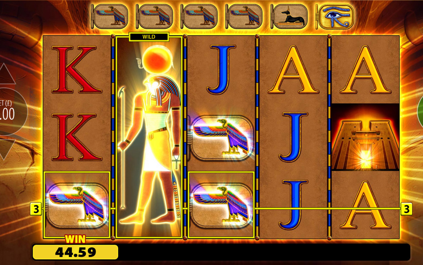 Play Eye Of Horus Slot Game at ICE36
